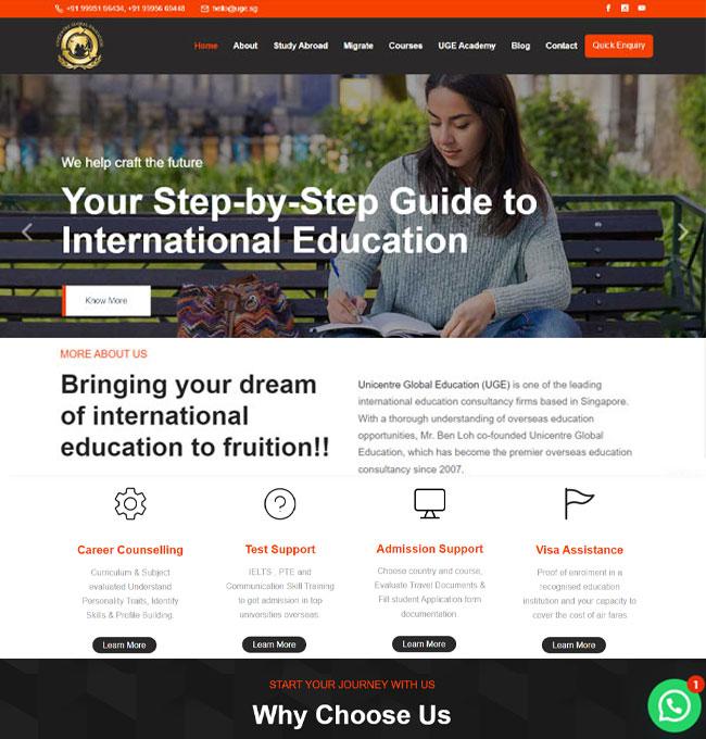 Web Portfolio Education